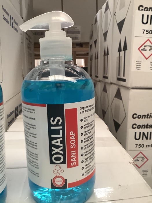 DETERGENTE OXALIS SANI SOAP ANTIBATTERICO da Lt 1 « La Cartaria
